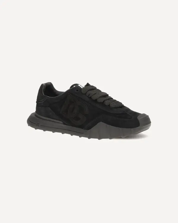 Dolce & Gabbana Dg Athletic Suede Leather Sneakers