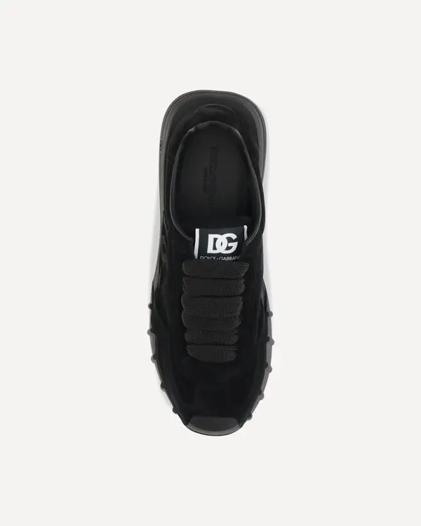 Dolce & Gabbana Dg Athletic Suede Leather Sneakers
