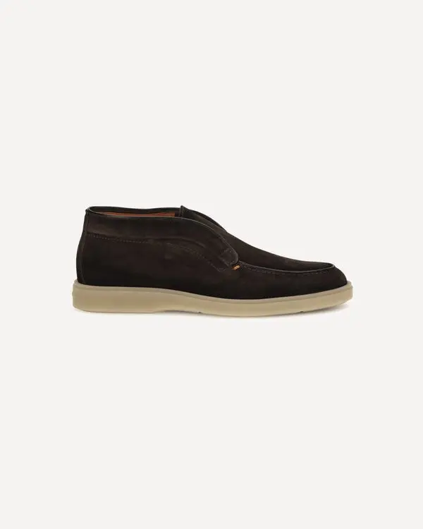 Santoni Digits Suede Loafers