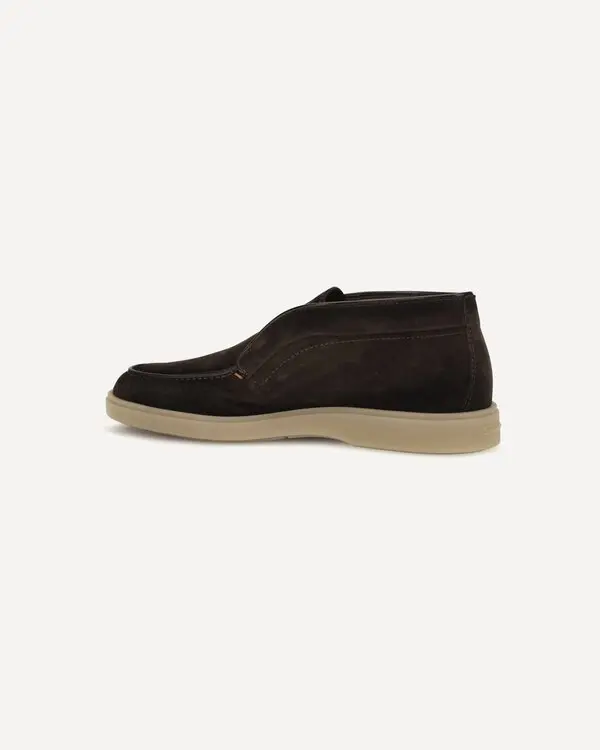 Santoni Digits Suede Loafers