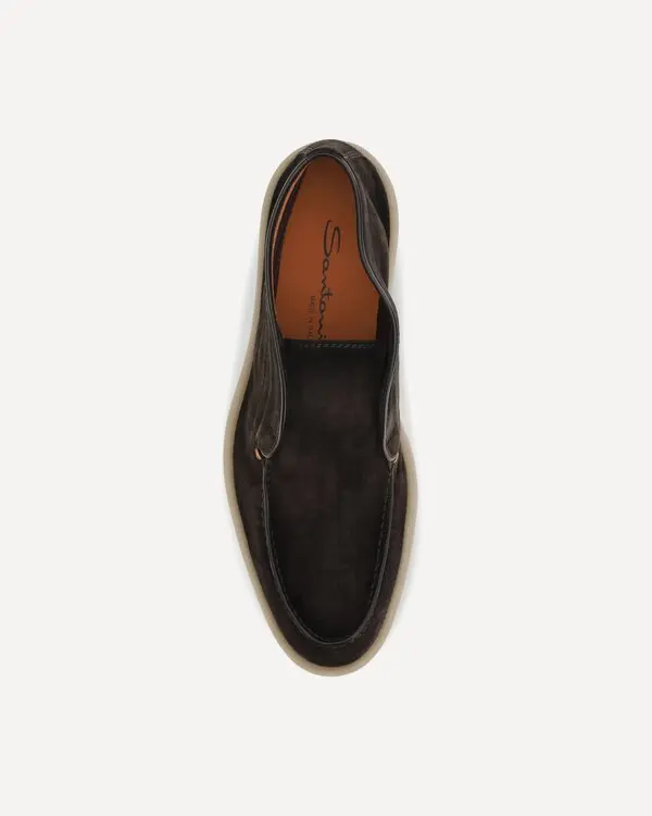 Santoni Suede Loafers