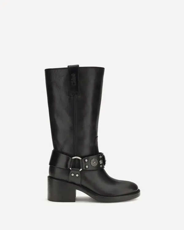 Chloé Dakota Buckle Knee-high Boots - Black