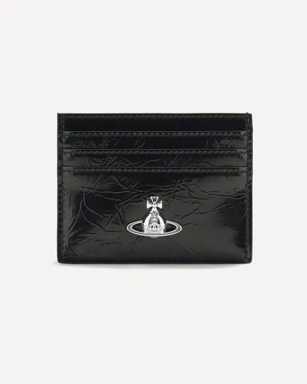 VIVIENNE WESTWOOD Leather Card Holder With Orb Logo