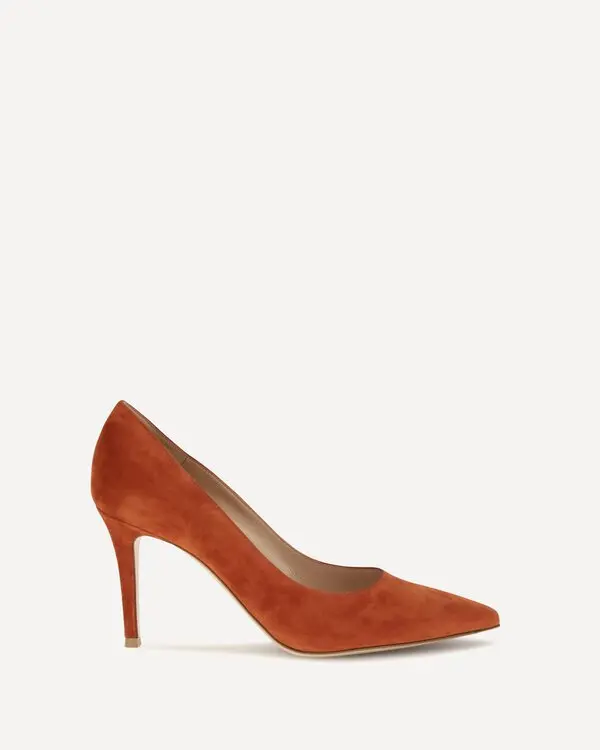 GIANVITO ROSSI Suede Pumps - Red