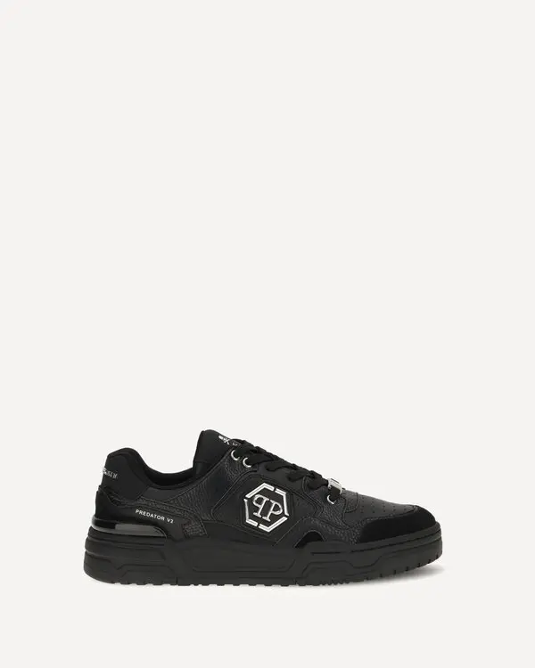 Philipp Plein Predator V2 Low Top Sneakers - Black