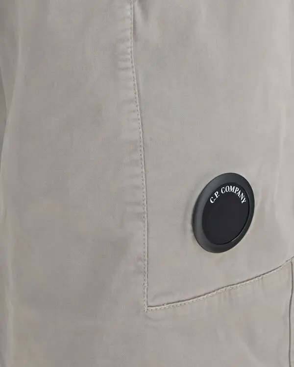 C.P. COMPANY Stretch Cotton Satin Cargo Pants