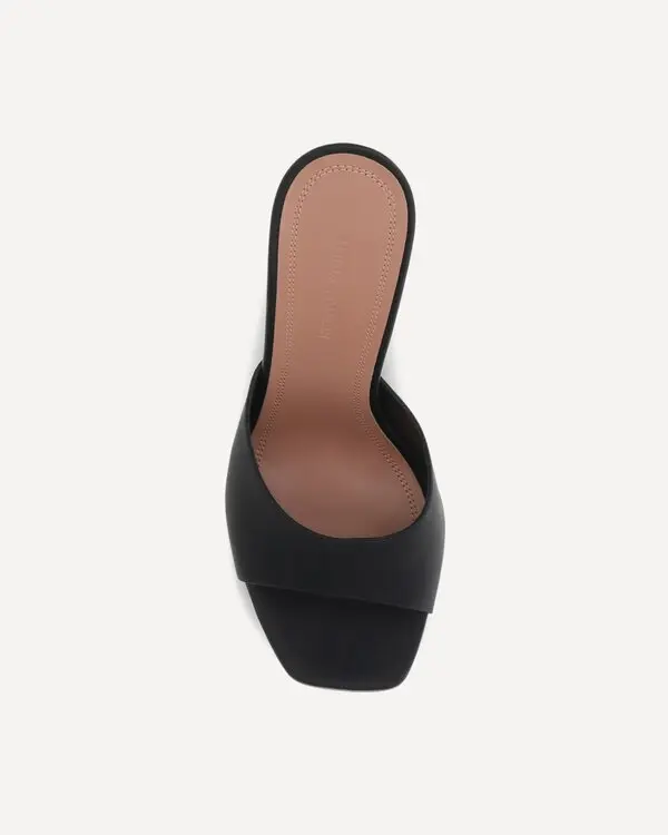 Amina Muaddi Dalida Satin Sandals