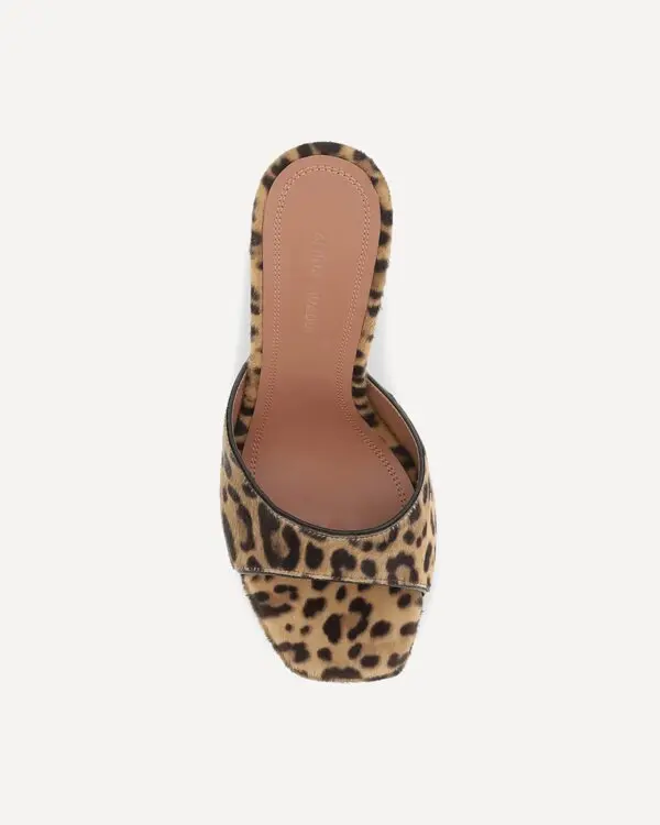 Amina Muaddi Leopard-print Dalida Sandals