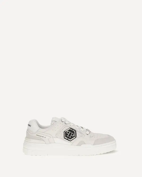 Philipp Plein Predator V2 Low Top Sneakers - White