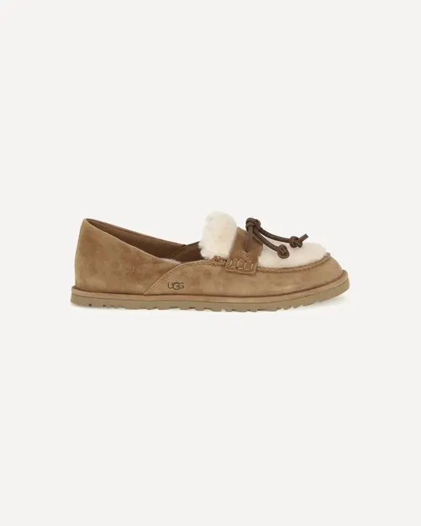UGG Zora Suede Loafers - Beige