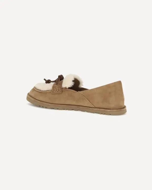 UGG Zora Suede Loafers - Beige