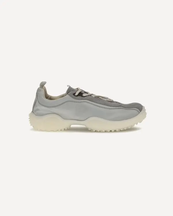 Miu Miu Bubble Sneakers In Technical Fabric And Suede - Grey