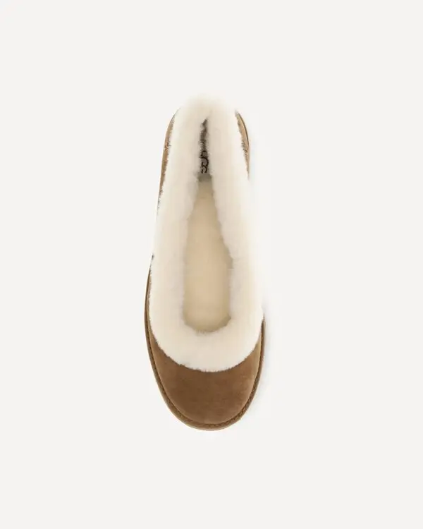 UGG Zora Suede Ballerinas - Beige