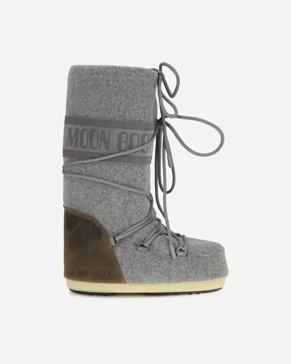 Moon Boot Mb Icon Nubuck Felt Snow Boots
