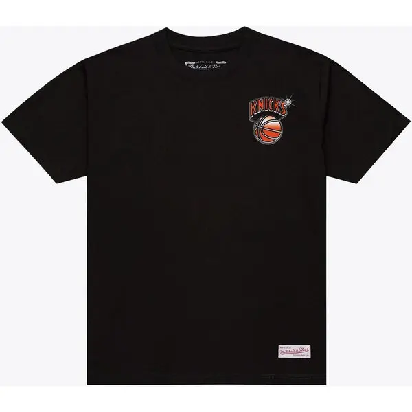 Mitchell & Ness New York Knicks Airbrush T-shirt - Black