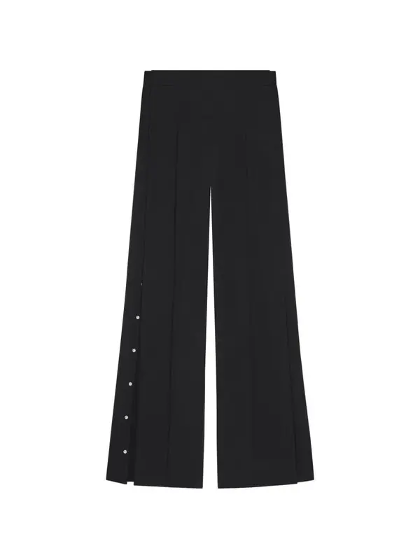 COURREGES Snap Twill Trousers - Black