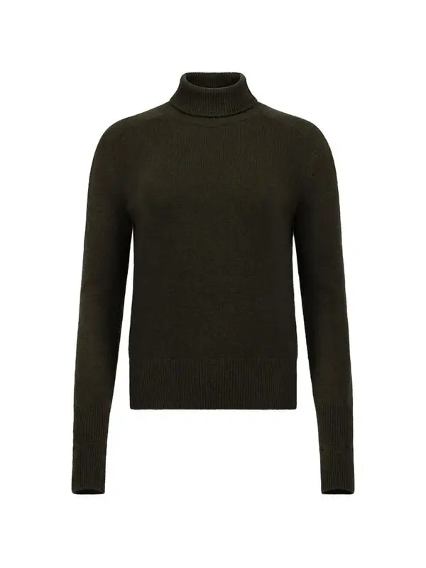 Victoria Beckham High Neck Sweater - Green