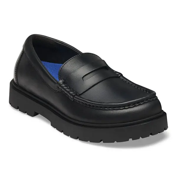 BIRKENSTOCK Highwood Loafer In Natural Leather - Black