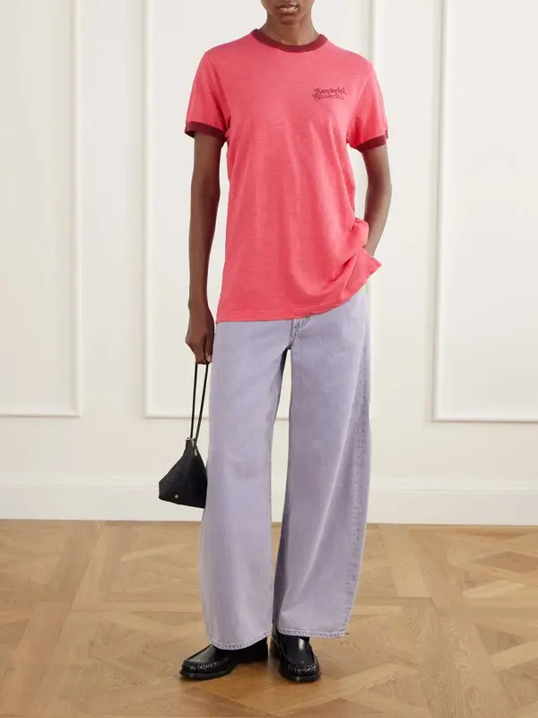 SANDERLAK Cotton-jersey T-shirt