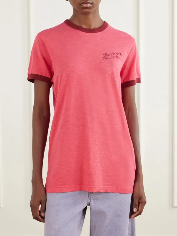 SANDERLAK Cotton Jersey T-shirt
