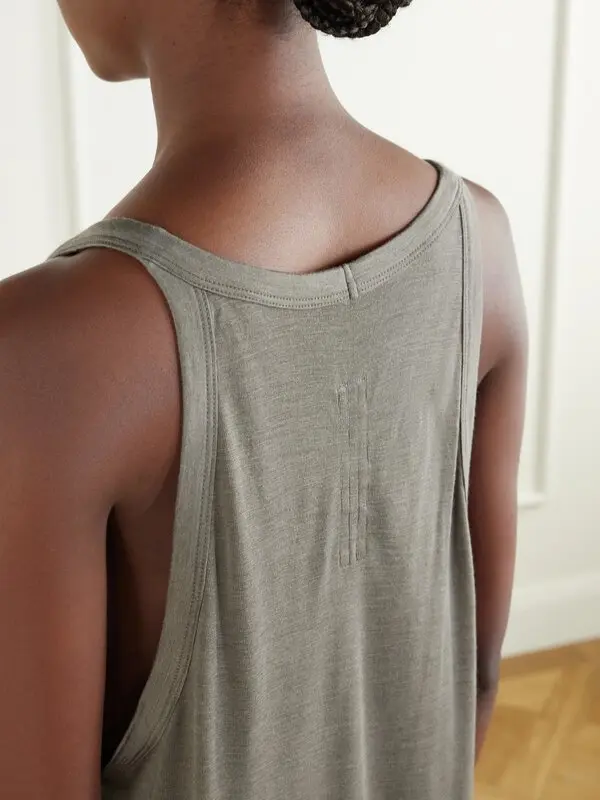 Rick Owens Gigi Wool Silk Tank