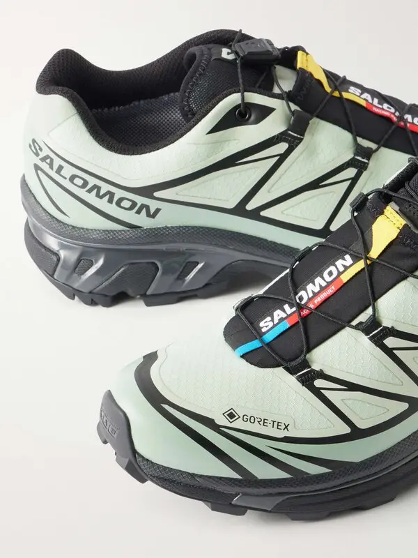 SALOMON Xt-6 Gtx Rubber-trimmed Mesh Sneakers
