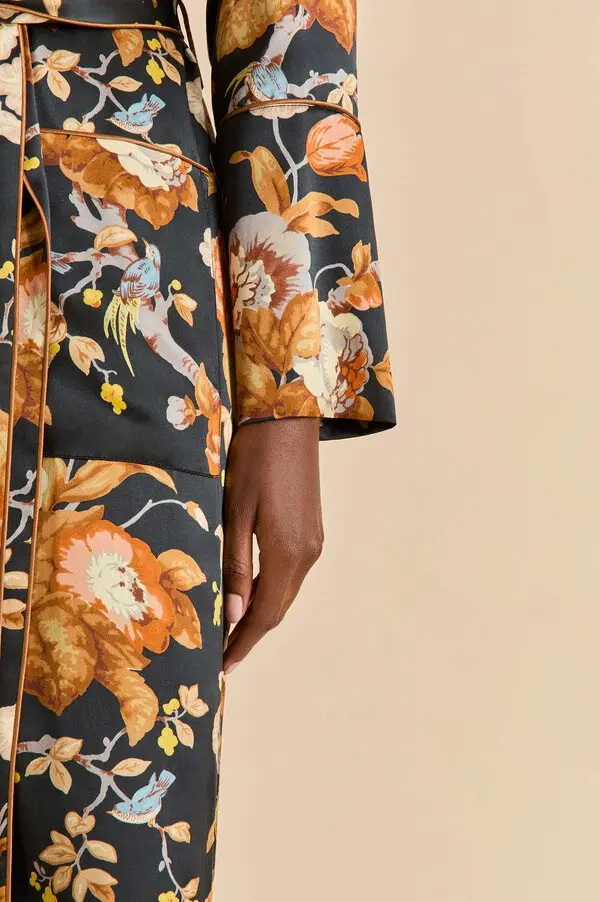 Olivia Von Halle Capability Evora Floral Robe