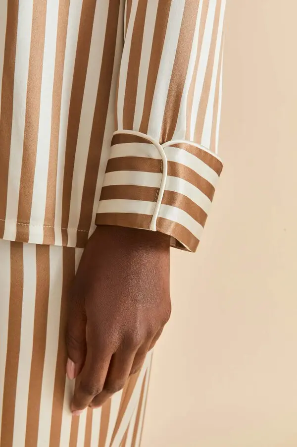 Olivia Von Halle Lila Solene Stripe Pajamas