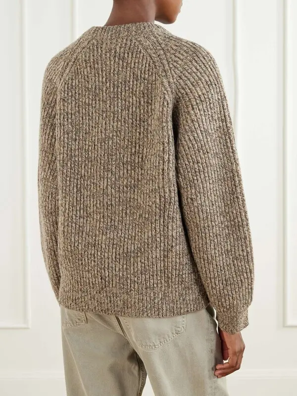 &daughter Ribbed Mélange Wool Sweater
