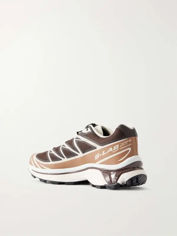 SALOMON Xt-6 Rubber-trimmed Mesh Sneakers