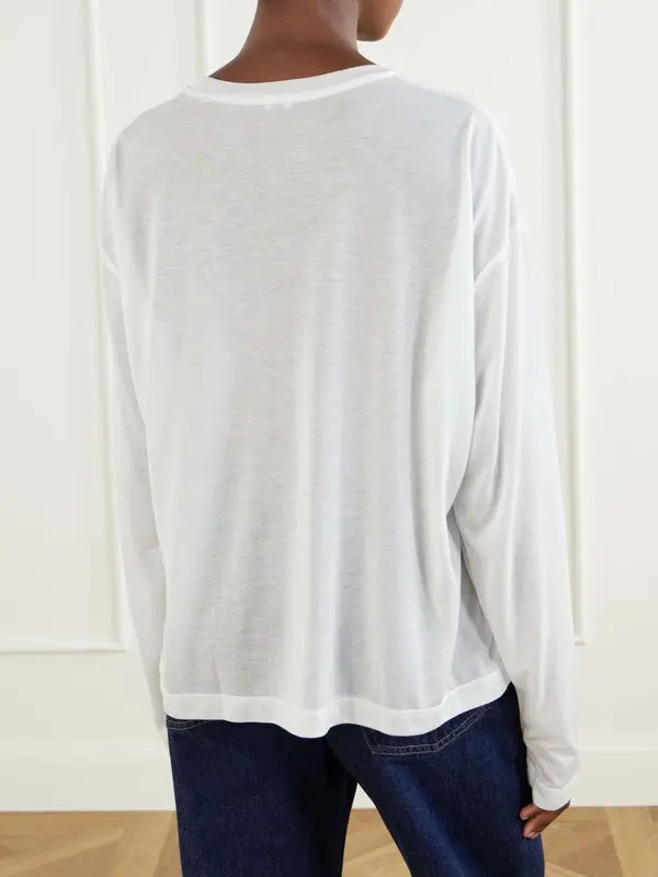 AGOLDE Sasha Tencel™ Lyocell-jersey T-shirt