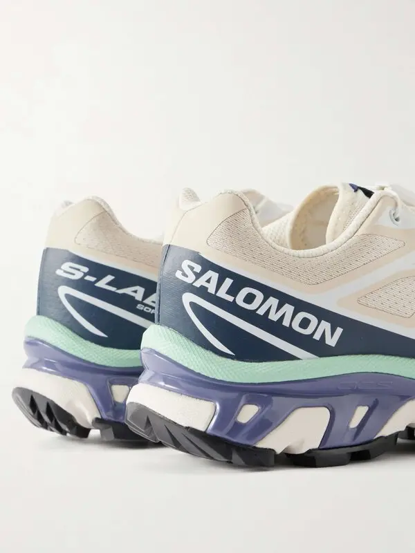 SALOMON Xt-6 Rubber-trimmed Mesh Sneakers
