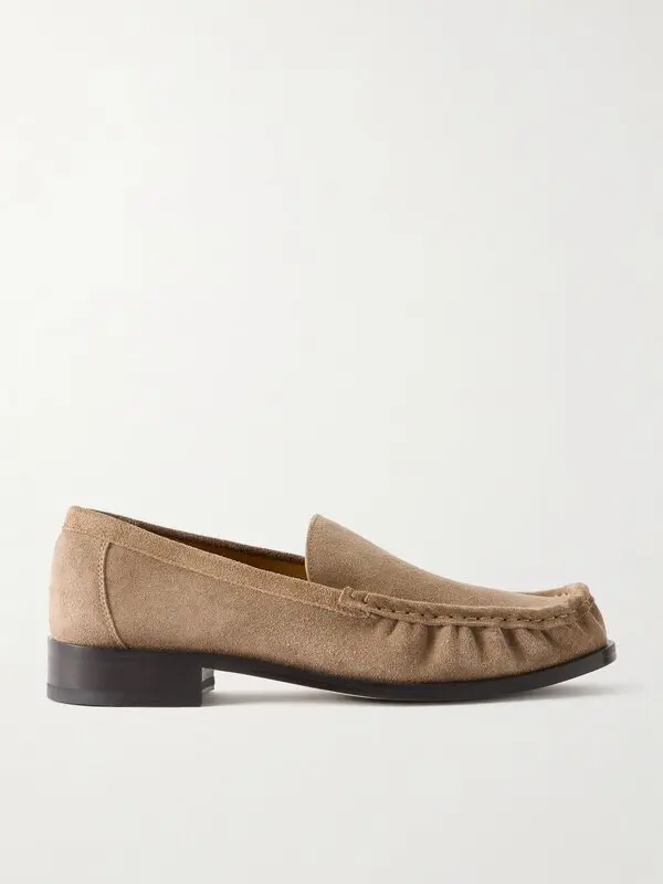 Legres Suede Loafers - Brown