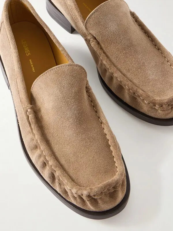 Legres Suede Loafers - Brown