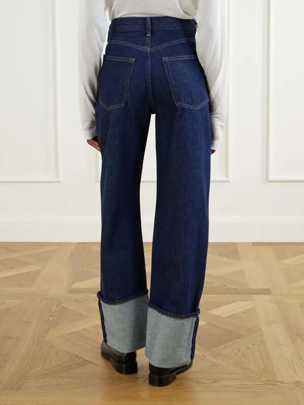 AGOLDE Big Cuff Jean Mid-rise Wide-leg Jeans