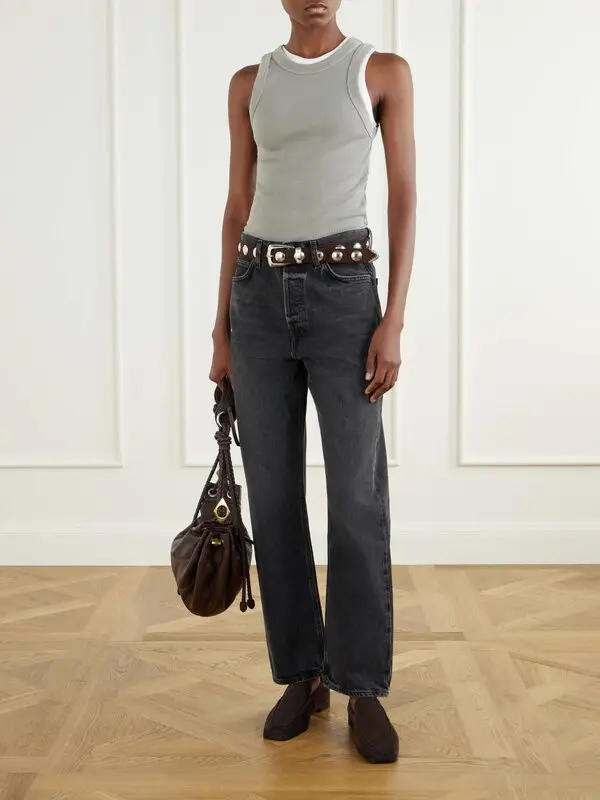 AGOLDE 90's Jean Regenerative Cotton Mid-rise Straight-leg Jeans