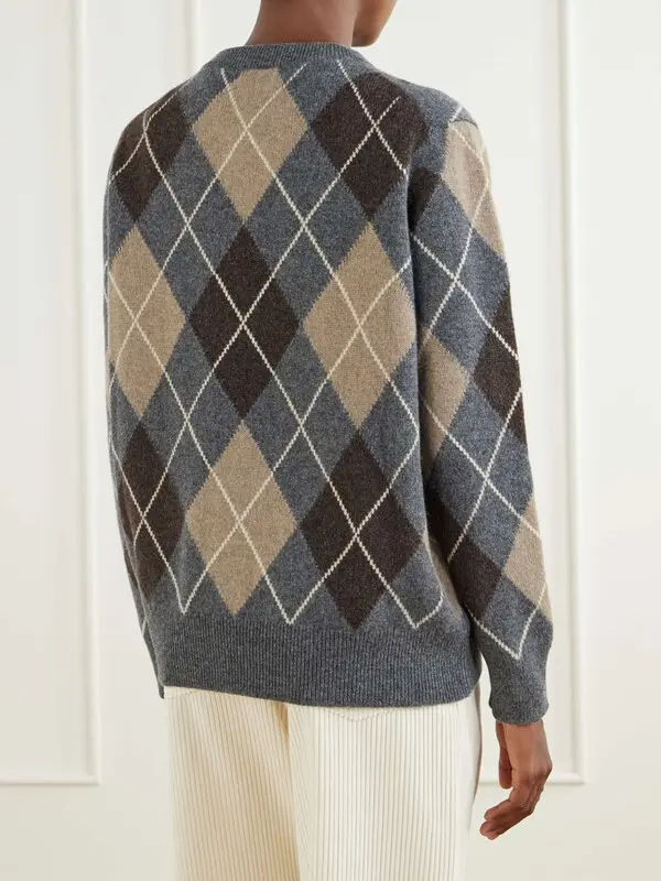 &daughter Ava Argyle Wool Sweater