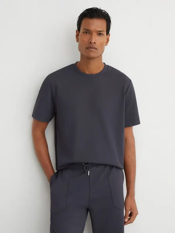 REISS Day T-shirt - Airforce Blue