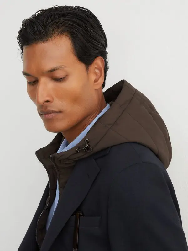REISS Boxer Tailored Fit R-flex Gilet-insert Single-breasted Blazer