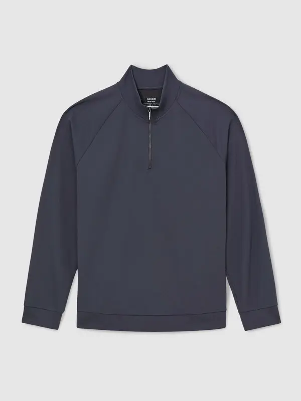 REISS Eytan Sweat Top - Airforce Blue