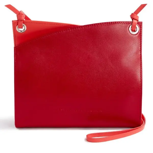 HESTER VAN EEGHEN Color-blocked Leather Shoulder Bag