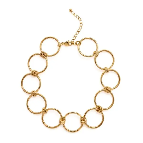 JAREDJAMIN Olympia Ring Choker - Gold
