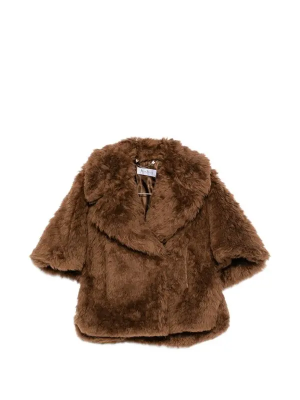 Max Mara Wool Cape - Brown