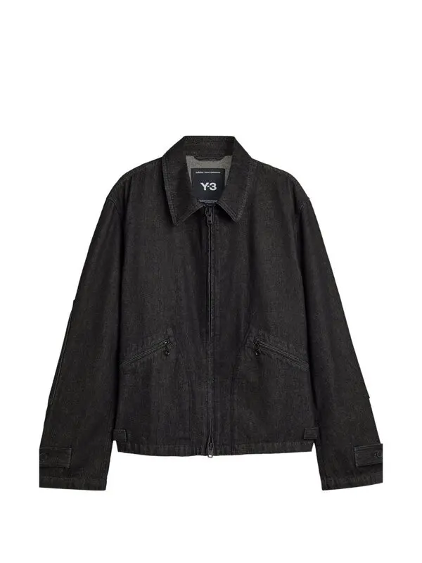 Y3 Denim Cotton Jacket - Black