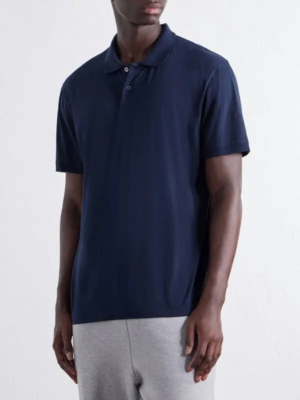 JAMES PERSE Cotton-jersey Polo Shirt