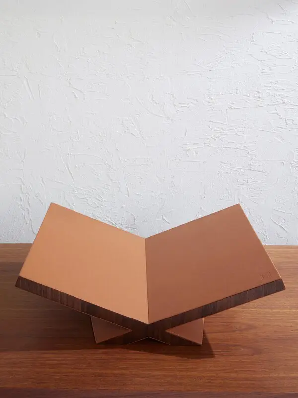 Assouline Culture Ultimate Wood And Leather Bookstand - Brown