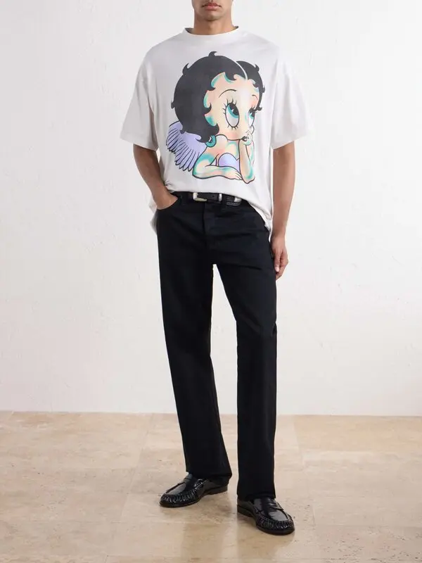 SAINT MXXXXXX Printed Cotton-jersey T-shirt