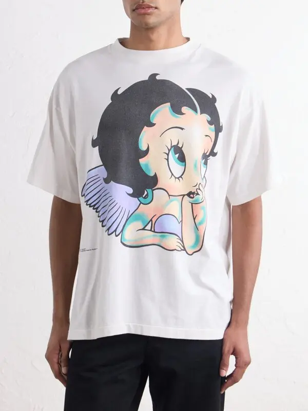 SAINT MXXXXXX Printed Cotton-jersey T-shirt