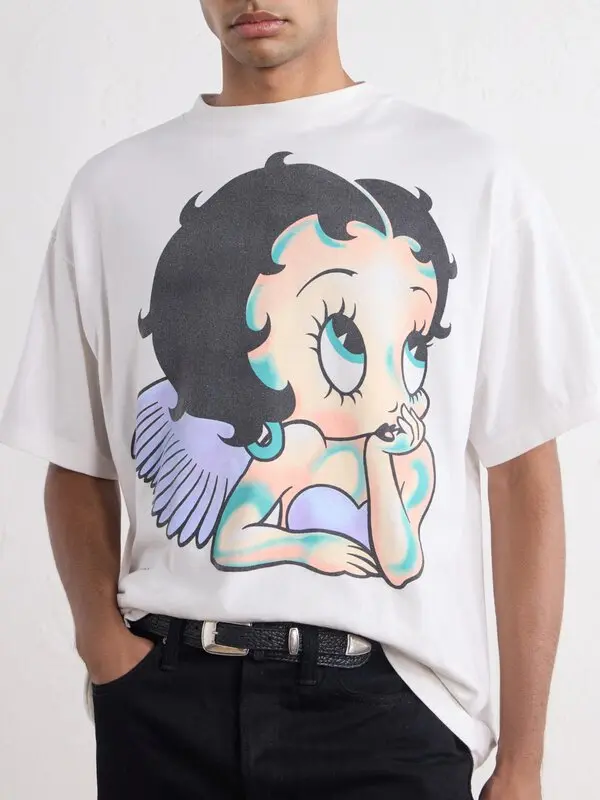 SAINT MXXXXXX Printed Cotton-jersey T-shirt