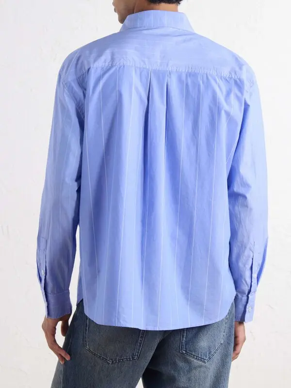 3sixteen Commuter Striped Cotton-poplin Shirt